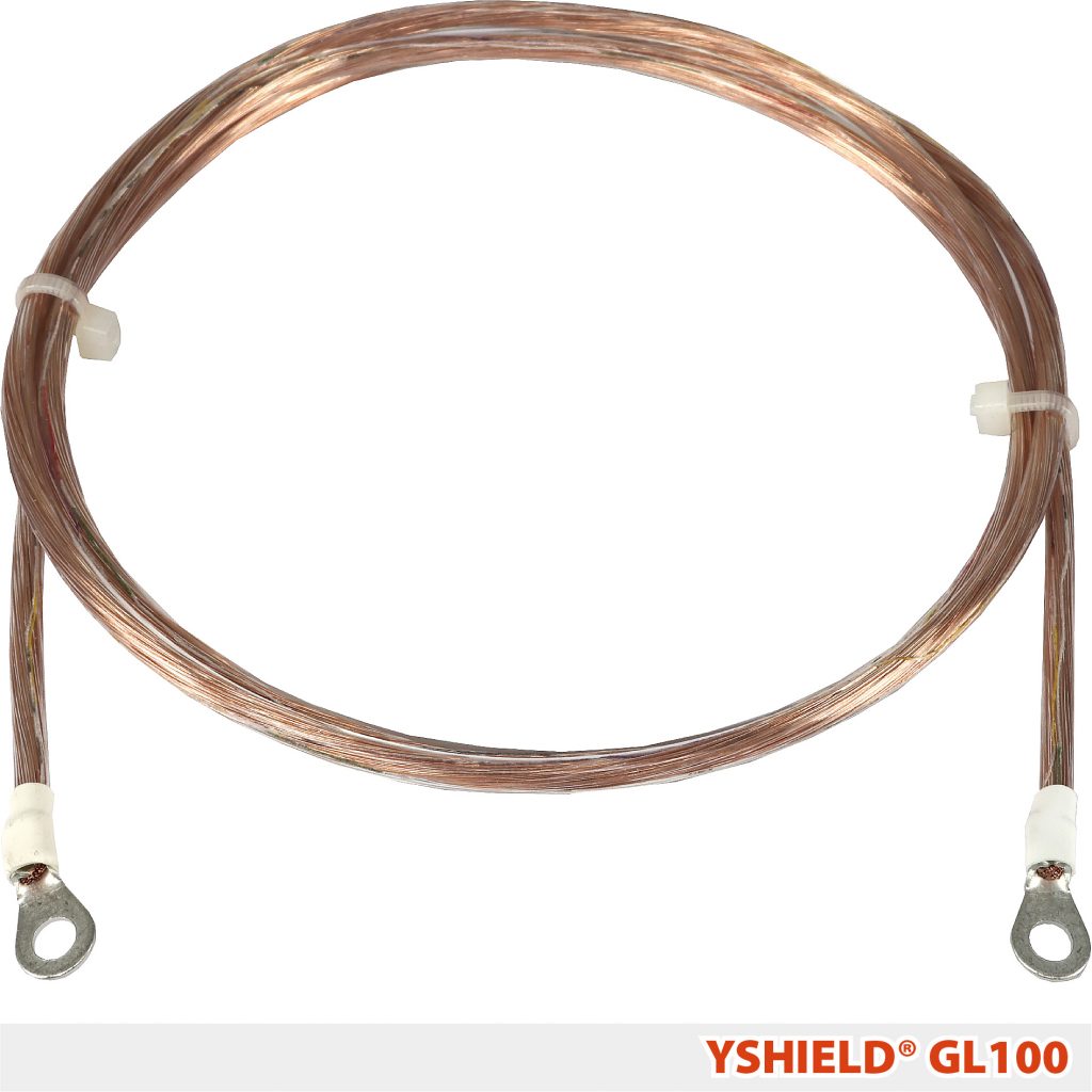 Grounding cable GL100 | 1 metre - Electro Smog Shielding